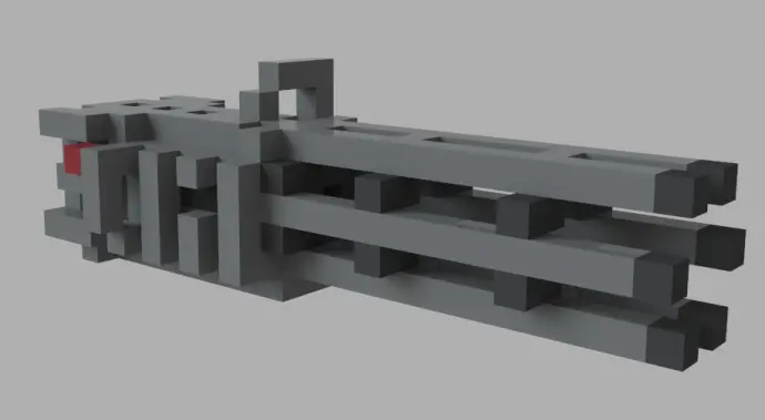 Mod «"More Realistic" Minigun» for Teardown — Goodmods.info